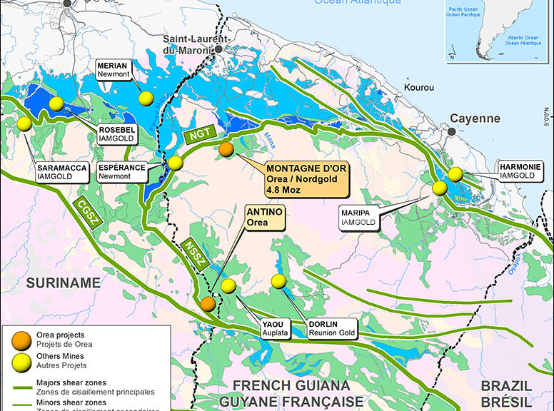 Orea Mining acquires Nordgold's 55 per cent stake in French Guiana gold ...