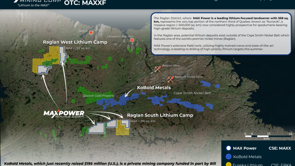 MAX Power Mining doubles lithium footprint in Northern Quebec